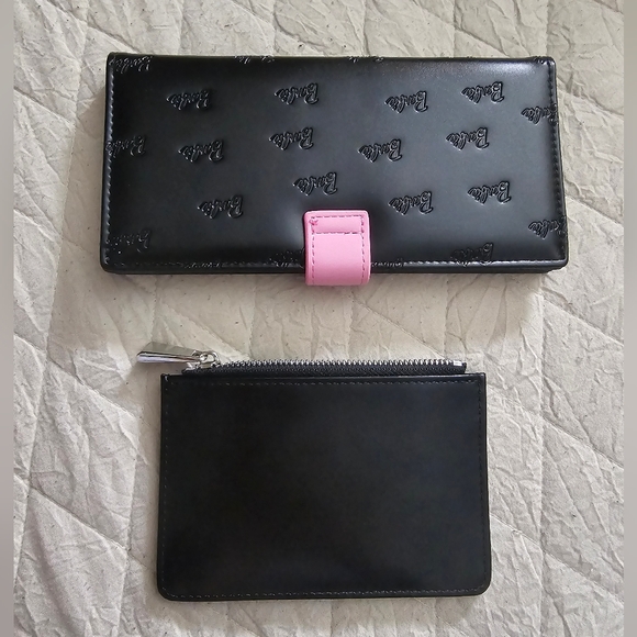 Bags | Barbie Miniso Wallet Black And Barbie Cardholder Black Bundle ...